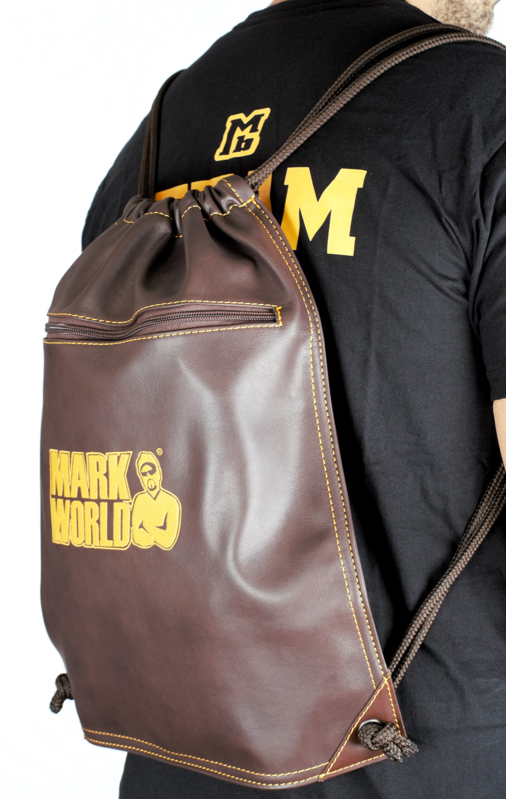 MARKWORLD BACKPACK PREMIUM BROWN – GENUINE LEATHER – Mark Store